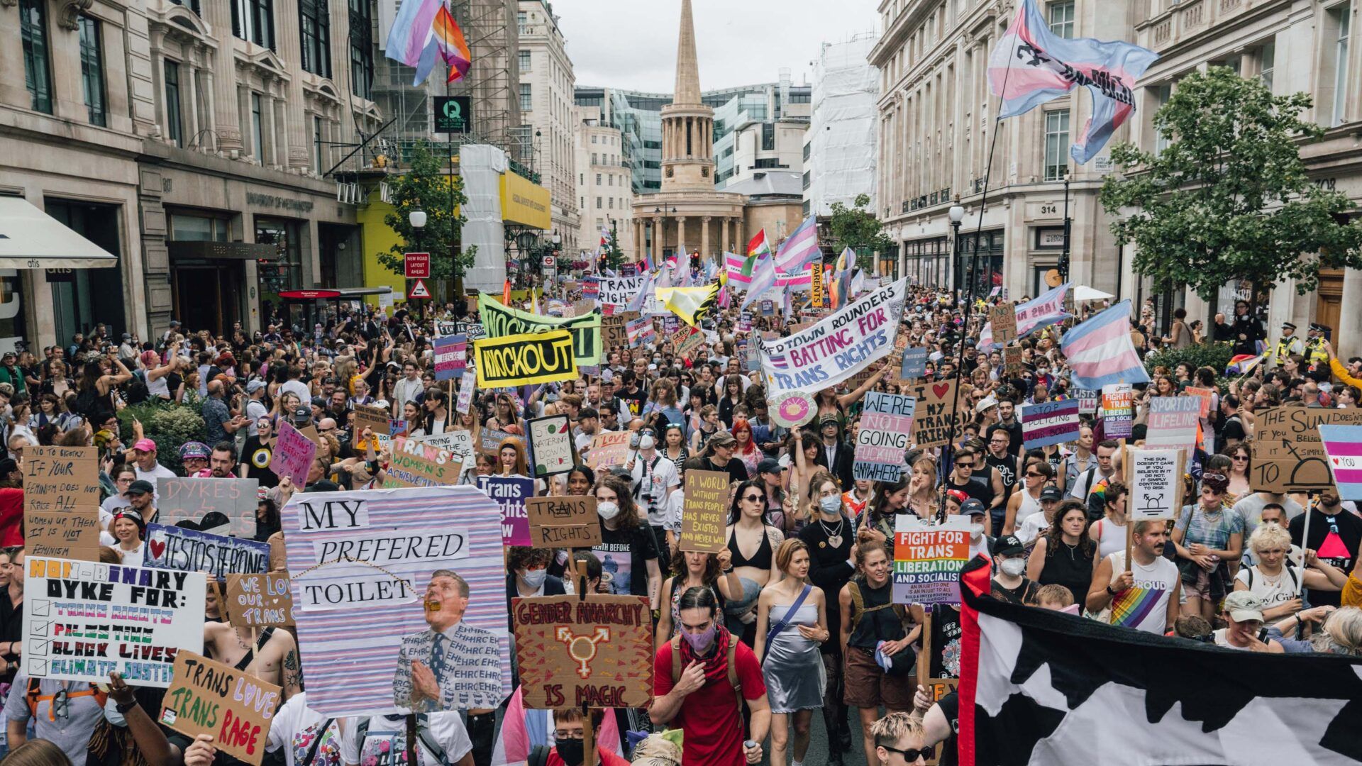 London Trans+ Pride Sees Record Turnout With 100,000 Attendees